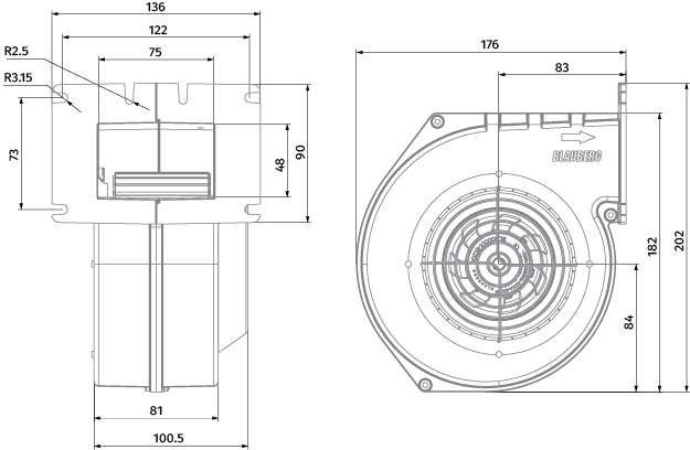 SL-F120B-EC-10 | Blauberg Motoren