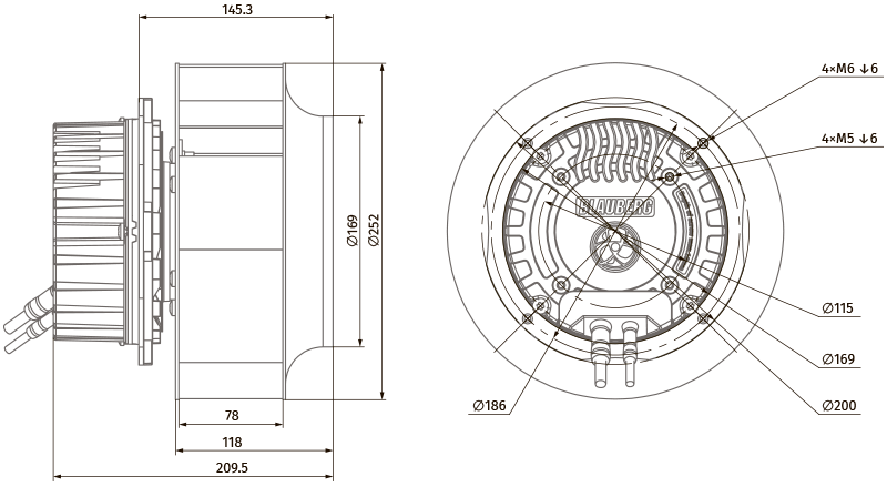 BL-B250E-EC-05 | Blauberg Motoren